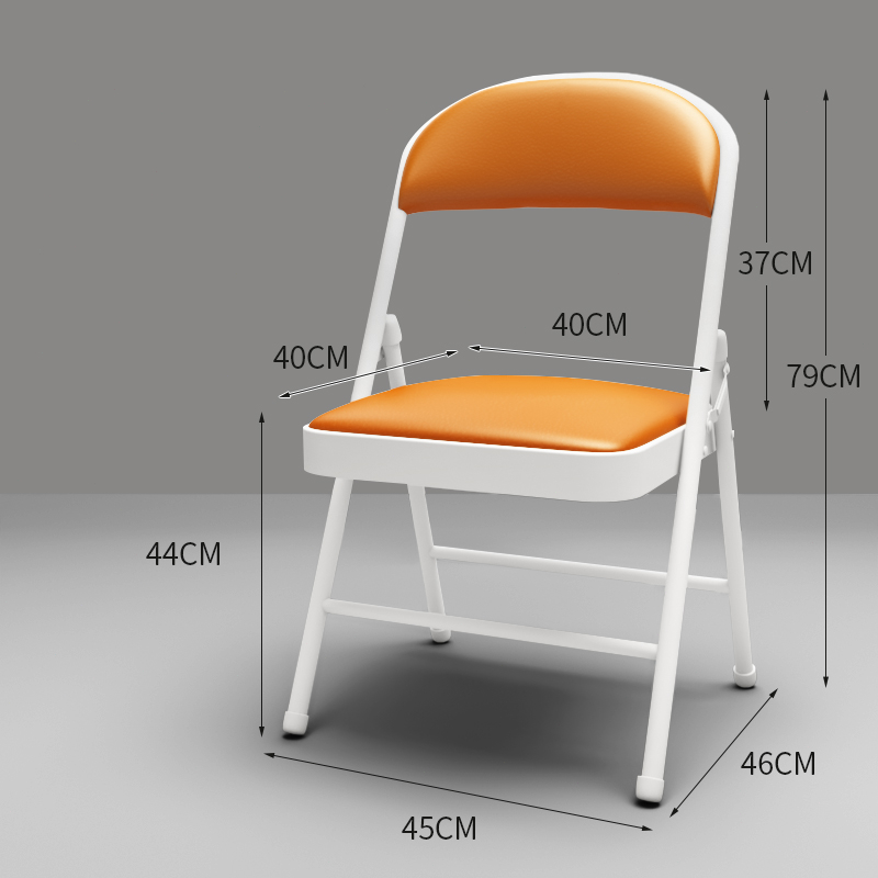 【NEW】Foldable Chair With Cushion Office Meeting Conference Chair Study ...