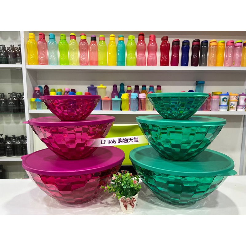 Tupperware Prism Bowls (500ml/2.0L/3.5L) | Shopee Malaysia