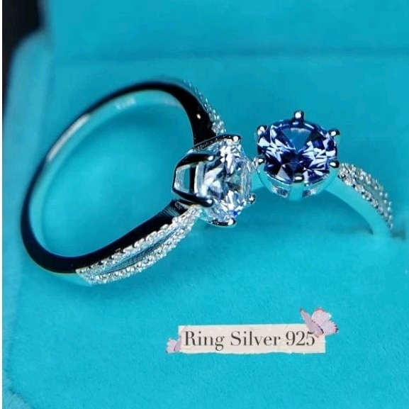 Pure Silver 925 Rings For Ladies Ready Stock | Shopee Malaysia