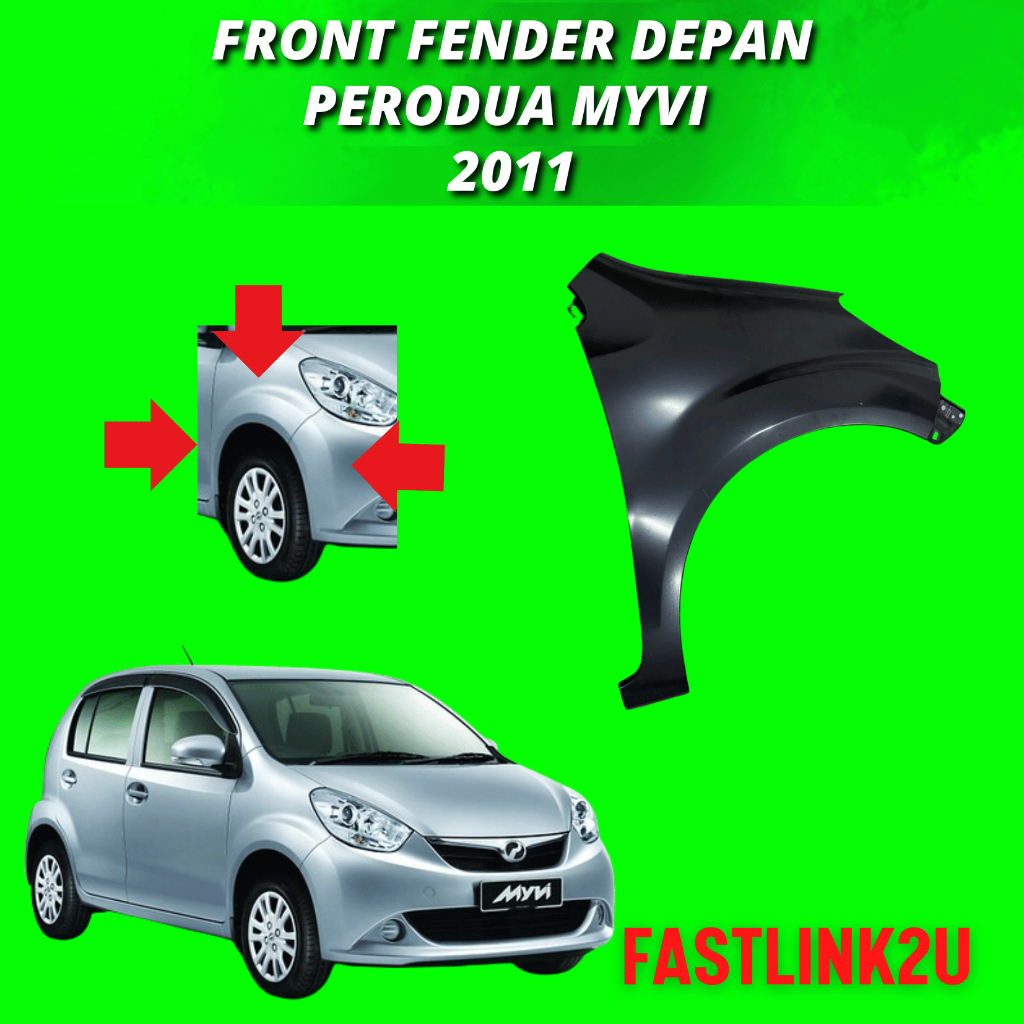 Fastlink Perodua Myvi Lagi Best Myvi Icon 2011 - 2017 Front Fender Besi ...