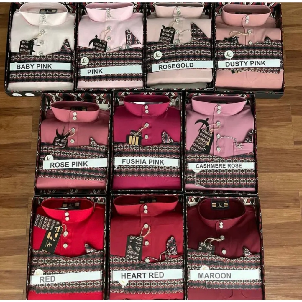 [FREE SAMPIN] BAJU MELAYU ELRAH EXCLUSIVE 2024 | MERAH | PINK | Shopee ...