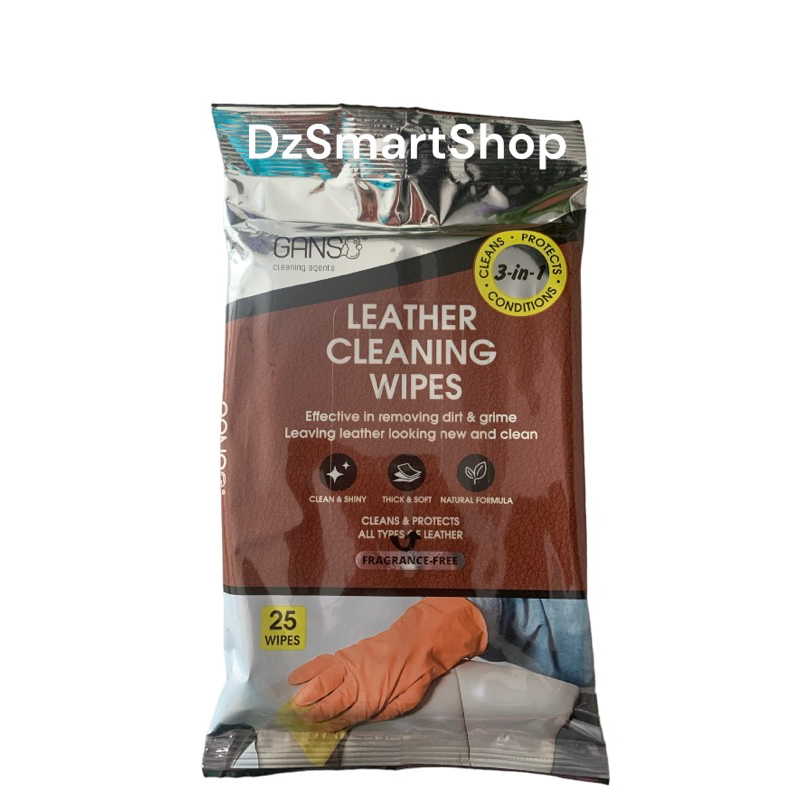 Ganso Leather Cleaning Wipe Tisu Basah Barangan Kulit | Shopee Malaysia