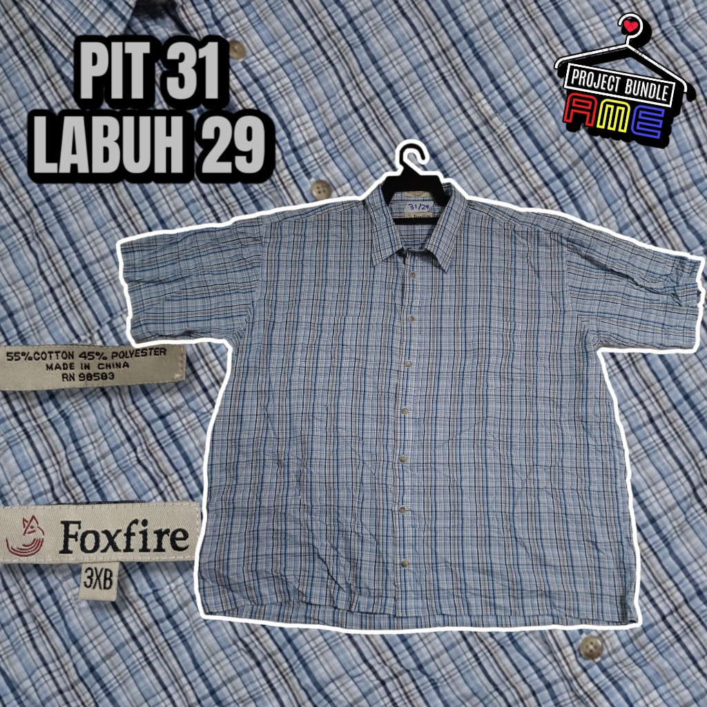 Kemeja Shirt Bigsize Oversize 5XL+ (Pit 31+ Ukuran Dada 62+ inch ...