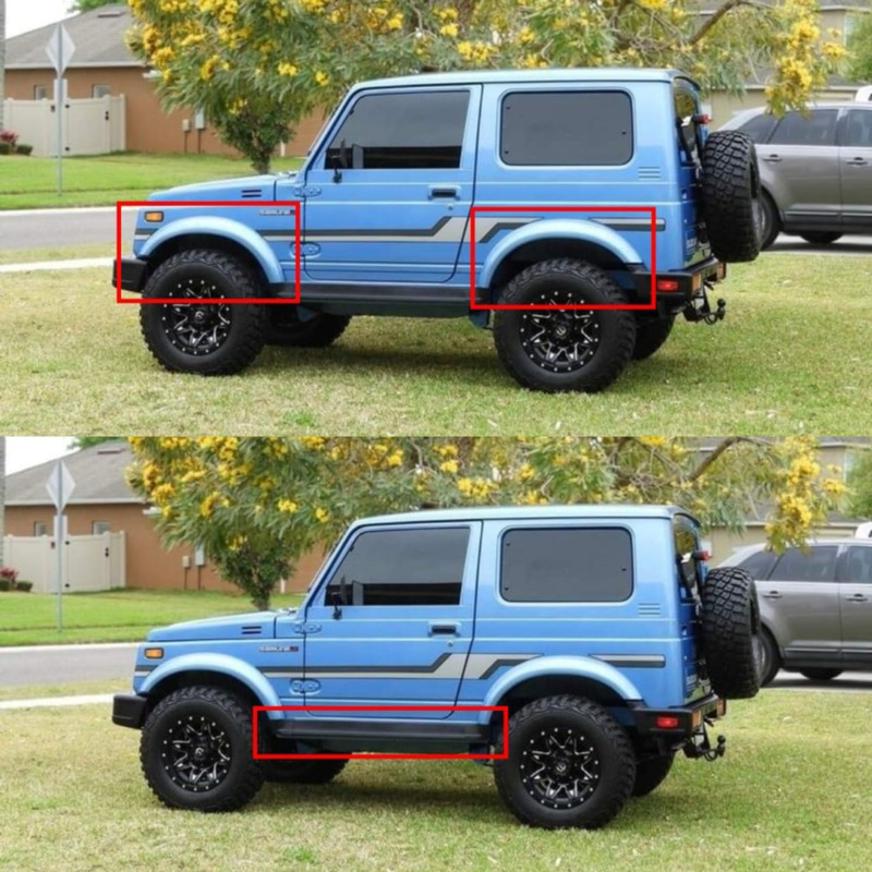 Suzuki Jimny ja22 jb32 fender arch side skirt | Shopee Malaysia