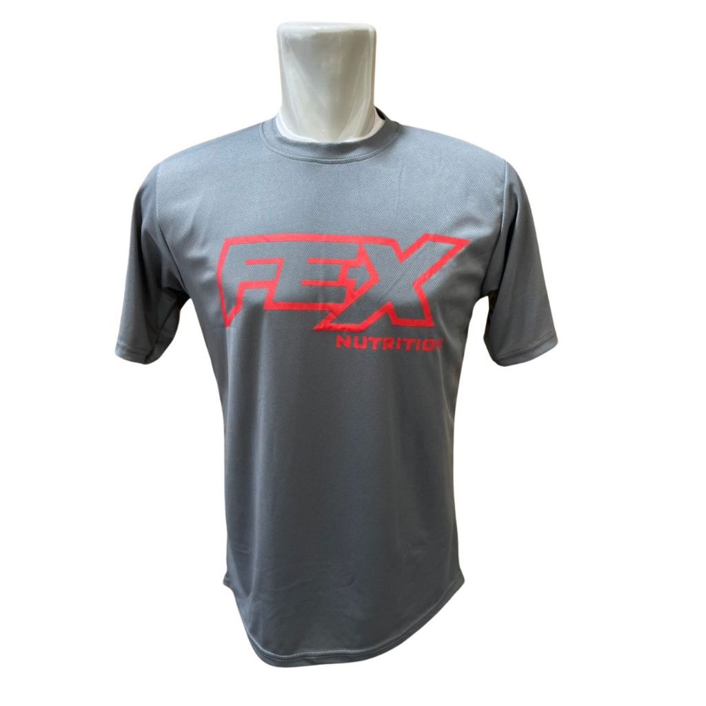 Fex Nutrition Micro Fiber Gym T Shirt ( BALCK ) Men Baju Gym Lelaki ...