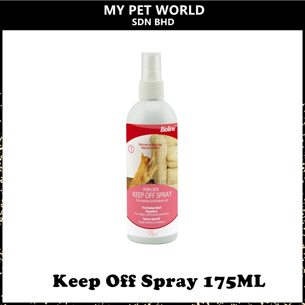 Bioline Keep Off Spray / Anti Scratch Repellent Spray (Cat) 175ML ...