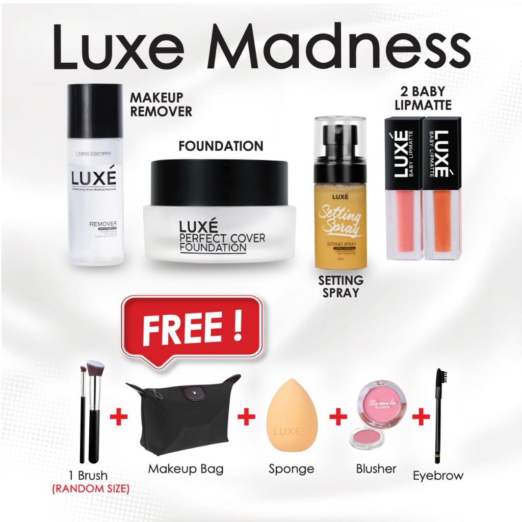 (Luxe Madness) 100% ORIGINAL LUXE FOUNDATION HQ,LUXE PERFECT COVER FOUNDATION, LUXE MAKE UP, SPF ...