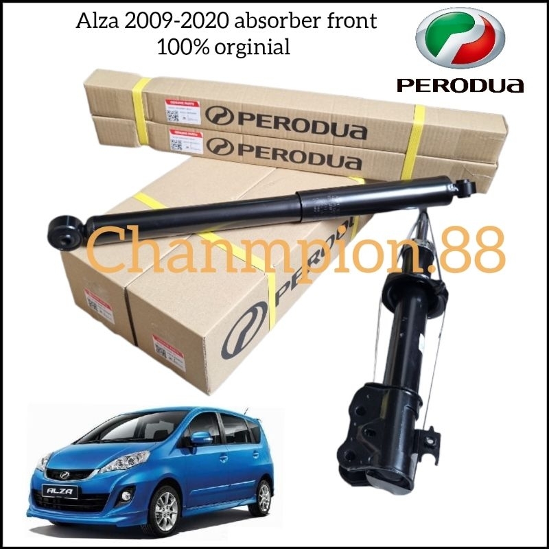 GENUINE PERODUA ALZA 2009-2018 / MYVI LAGI BEST FRONT DEPAN, REAR BELAKANG ABSORBER GAS ORIGINAL ...