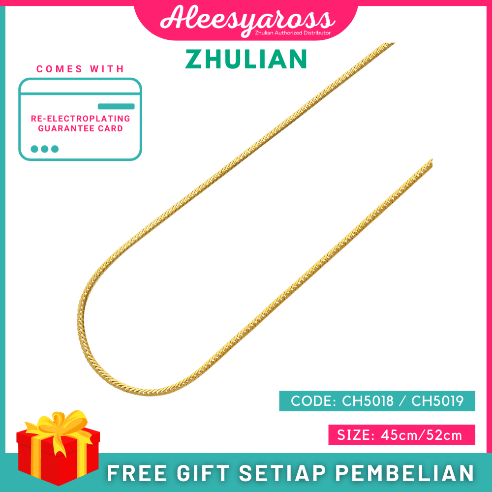 ZHULIAN Rantai Leher Perut Ular CH5018/CH5019 Fashion Zhulian Jewelry ...