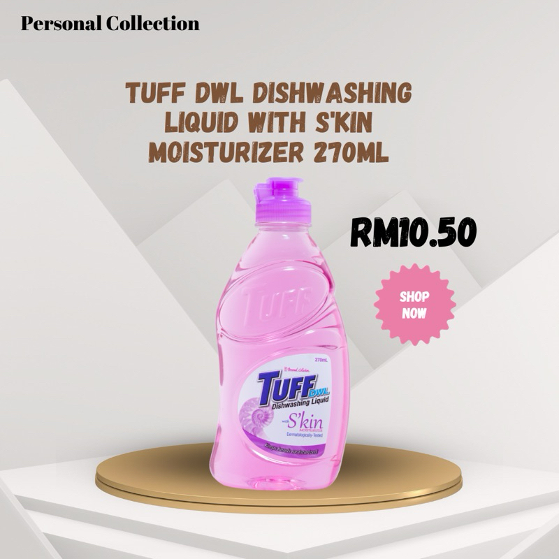 Tuff Dishwashing Liquid With Skin Moisturizer 270ml | Shopee Malaysia