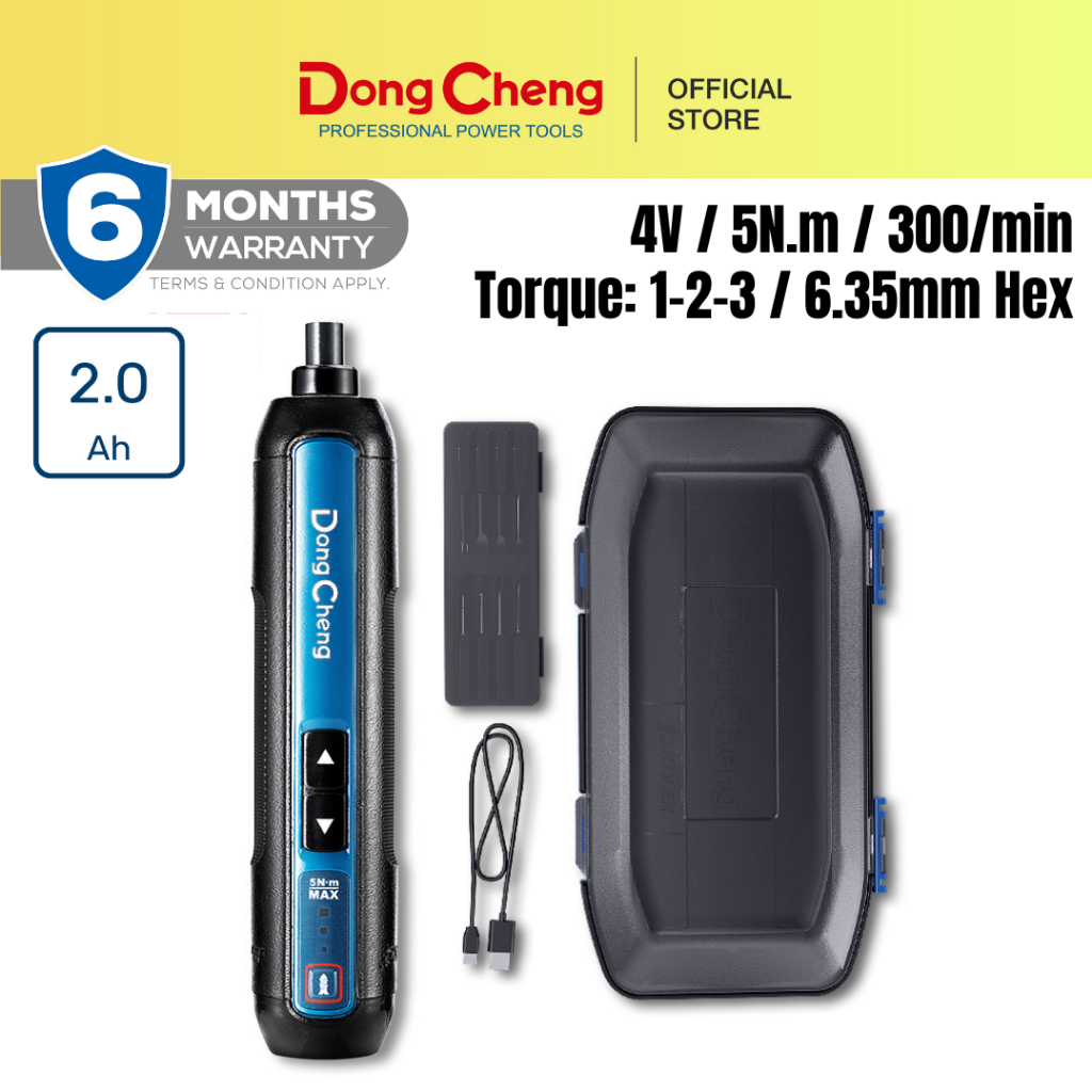 Cordless Screwdriver Dong Cheng DCPL04-5E | Shopee Malaysia