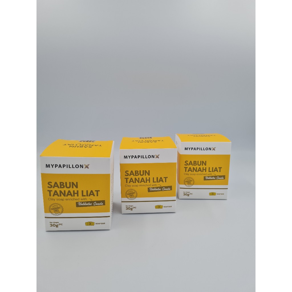 3 KOTAK (9PCS x 30G) SABUN TANAH LIAT DIPERKAYA DENGAN HABBATUS SAUDA ...