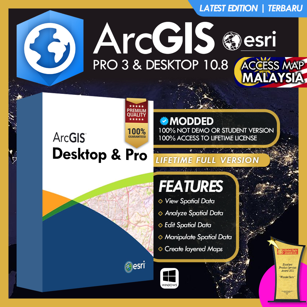 🔥LATEST🔥 ESRI ArcGIS Desktop 10.8.2 Pro 3.4.2 for Windows PC 🔥 Latest ...