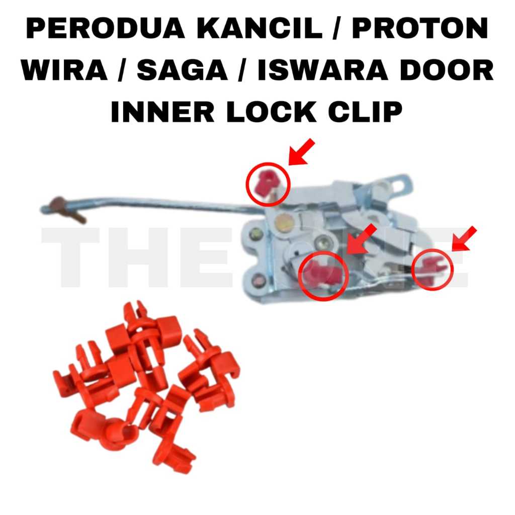 PERODUA KANCIL / PROTON WIRA / SAGA / ISWARA DOOR INNER LOCK CLIP ...