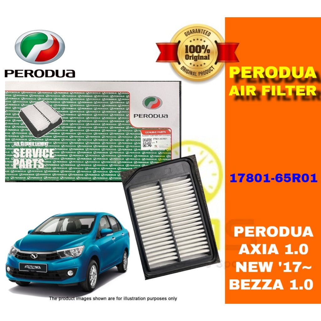 Perodua Axia Bezza 1.0 Air Filter - Axia 1.0 New '17~ Bezza 1.0 - 17801 ...