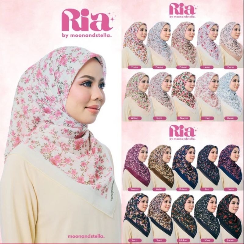 💜 NEW!! Tudung moonandstella - RIA SERIES + 🎁 💜 | Shopee Malaysia
