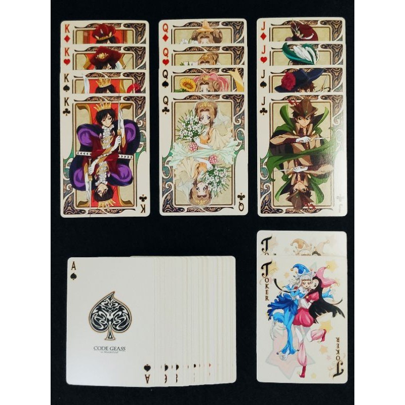 Genuine Code Geass in Wonderland Trump Playing Card White Ichiban Kuji ...