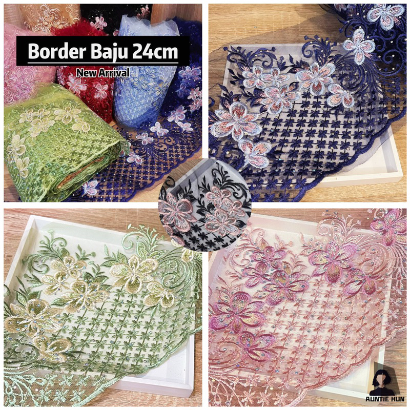 European premium design Border Lace for Wedding Dress / Border Lace ...