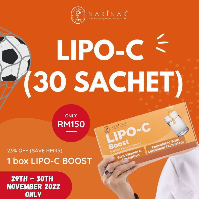 Lipo-C Boost minuman botani Vita C Liposomal technology (READY STOCK SELANGOR) | Shopee Malaysia