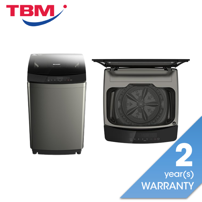 [Klang Valley Delivery Only] Sharp ESY1019 Top Load Washer Fully Auto ...