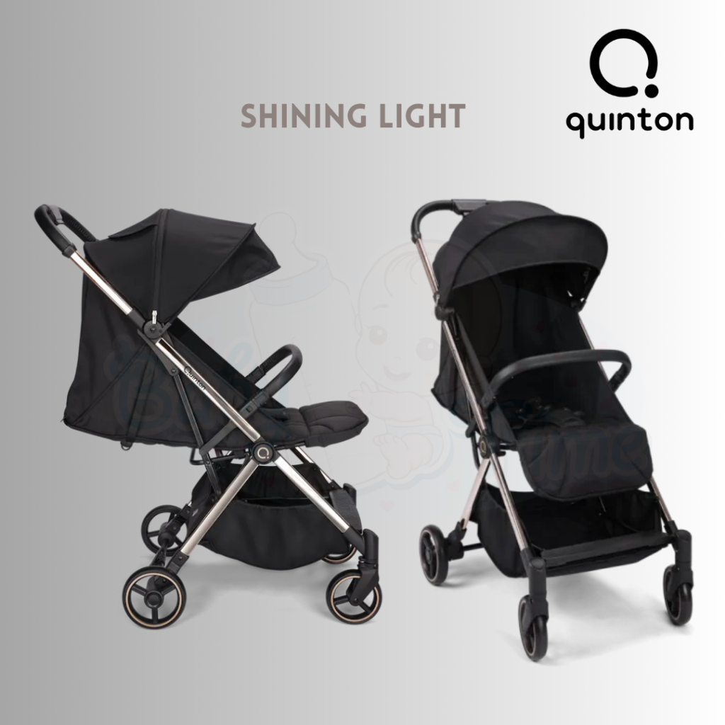[Sabah Free Shipping] Quinton Shining Light Gold Auto Fold Baby ...