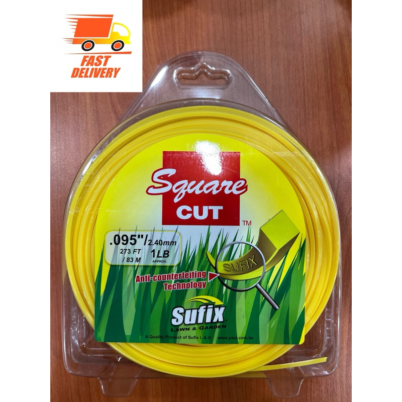 Sufix 2.4mm 1LB/1 pound Tali Potong Mesin Rumput / Brush Cutter Trimmer Line 2.4mm | Shopee Malaysia