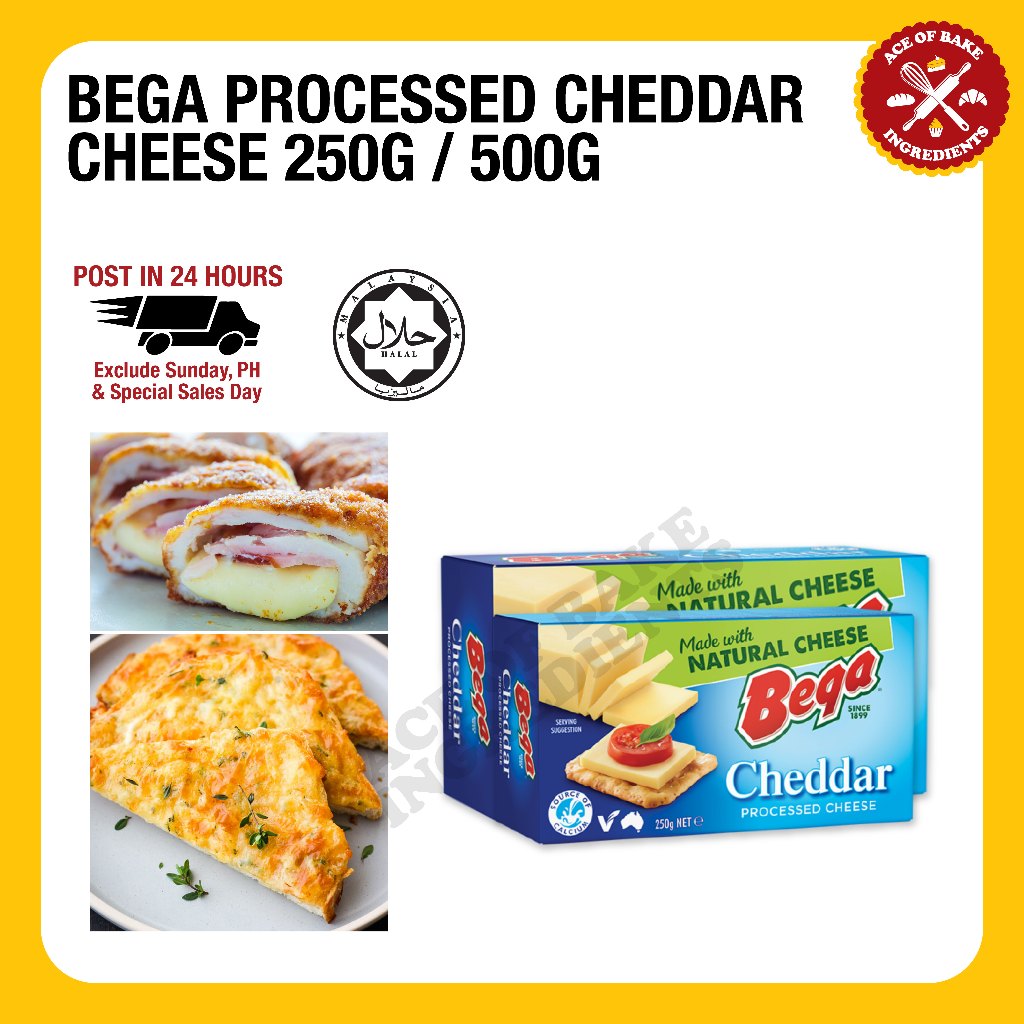 Bega® Processed Cheddar Cheese 250g / 500g | Shopee Malaysia