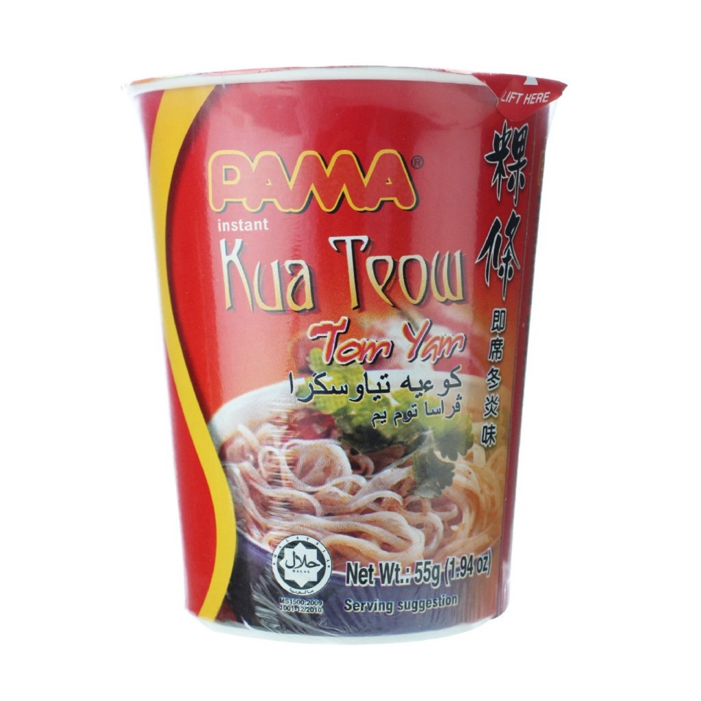 PAMA Instant Cup Kua Teow Tom Yam Flavour 50g | Shopee Malaysia