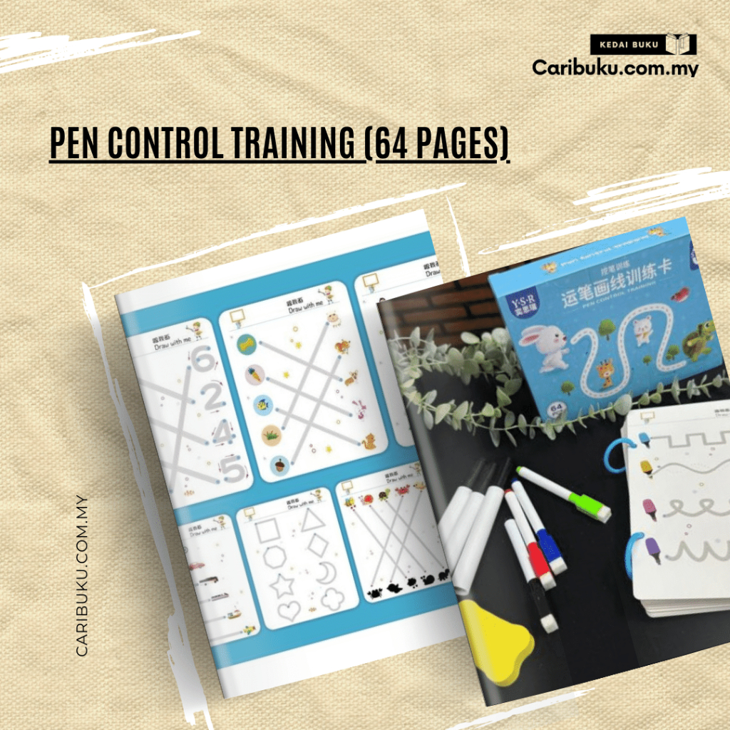 MOMMY HAPPY | PEN CONTROL TRAINING (64 PAGES) | Shopee Malaysia