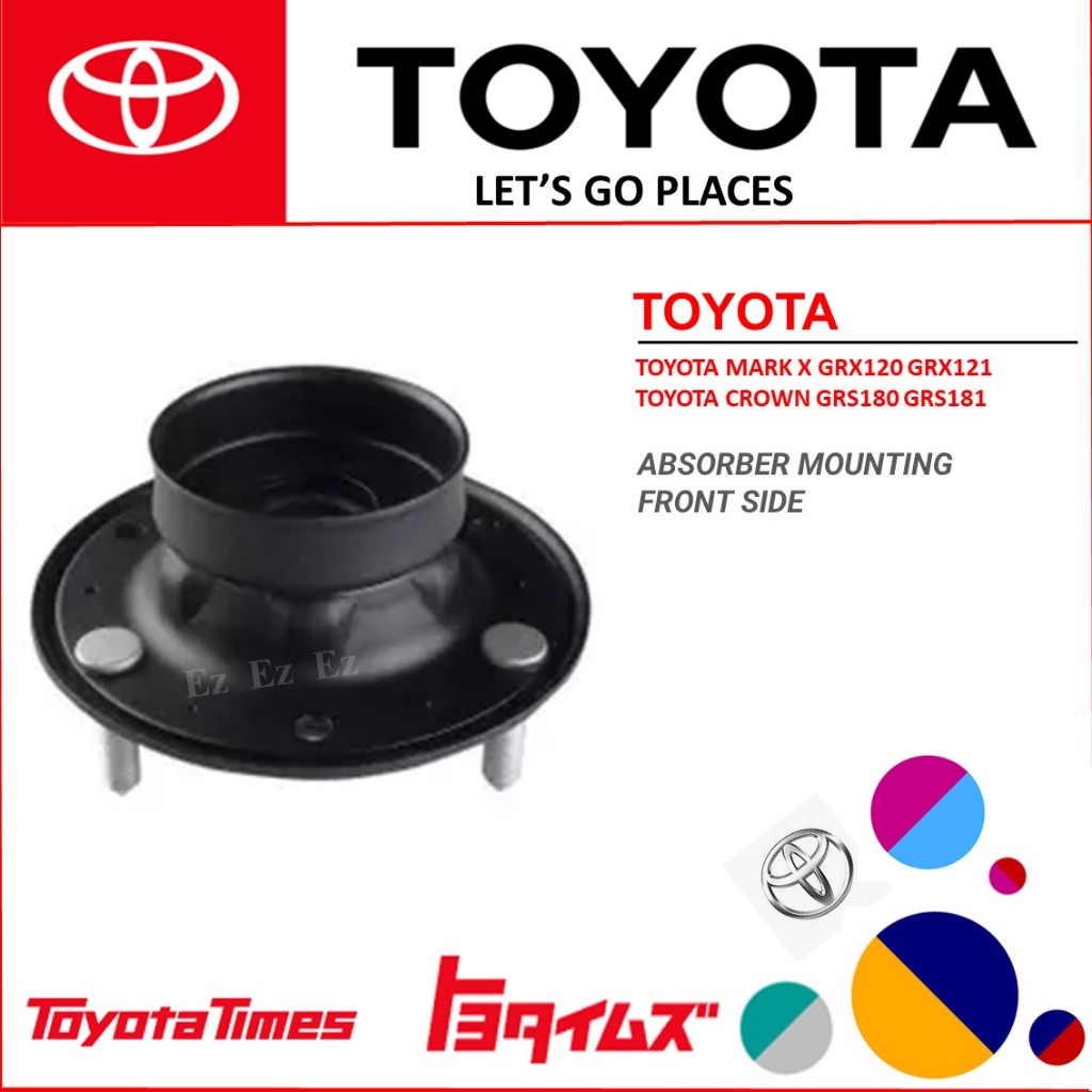 FRONT ABSORBER MOUNTING FOR TOYOTA MARK X GRX120 GRX121 CROWN GRS180 ...