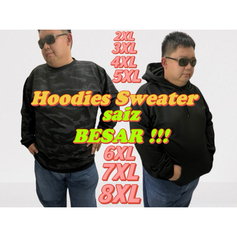💥READY STOCK💥Men Hoodie Sweater Camouflage Sweater Stretchable Comfort Long Sleeve Baju Saiz ...