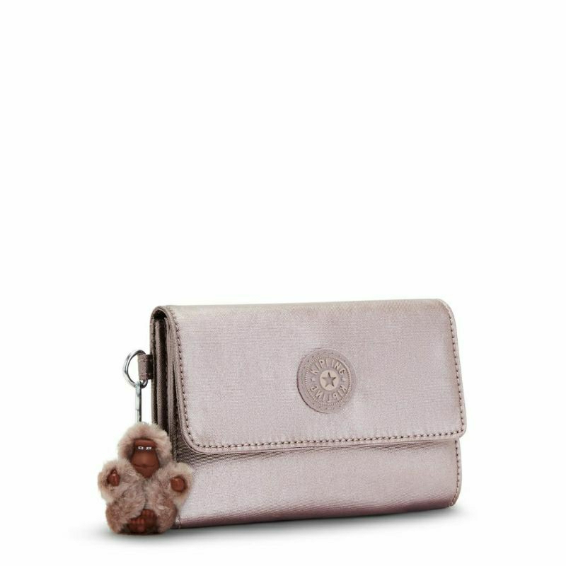 [AUTHENTIC] Kipling Pixi Medium Metallic Organizer Wallet - Smooth ...