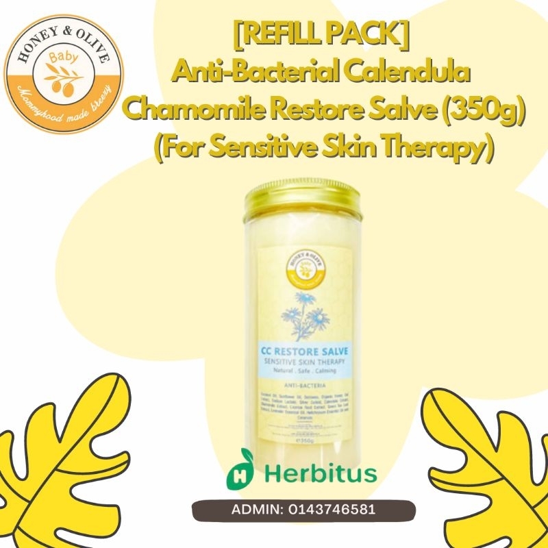 Restore Salve REFILL (350g) Melembapkan kulit kering gatal bersisik | Shopee Malaysia