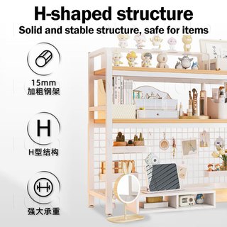 Desktop Rack Tabletop Organiser Multi-layer Shelf Tabletop Storage ...