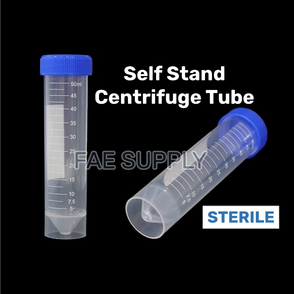 Self Standing Centrifuge Tube falcon tube with screw cap sterile 50mL ...