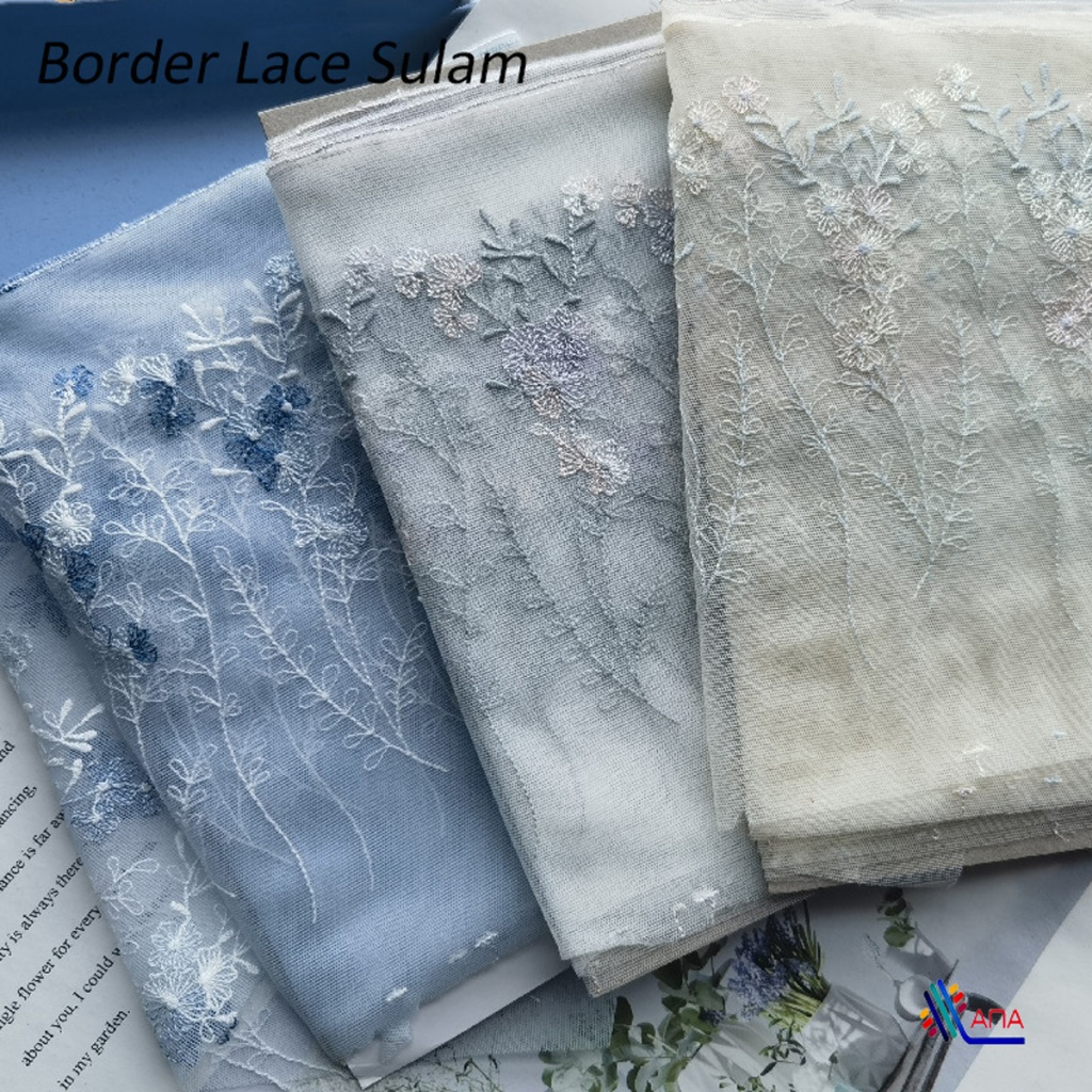 Designer Recommend Lace Premium Border Lace Sulam Kerawang New Design ...