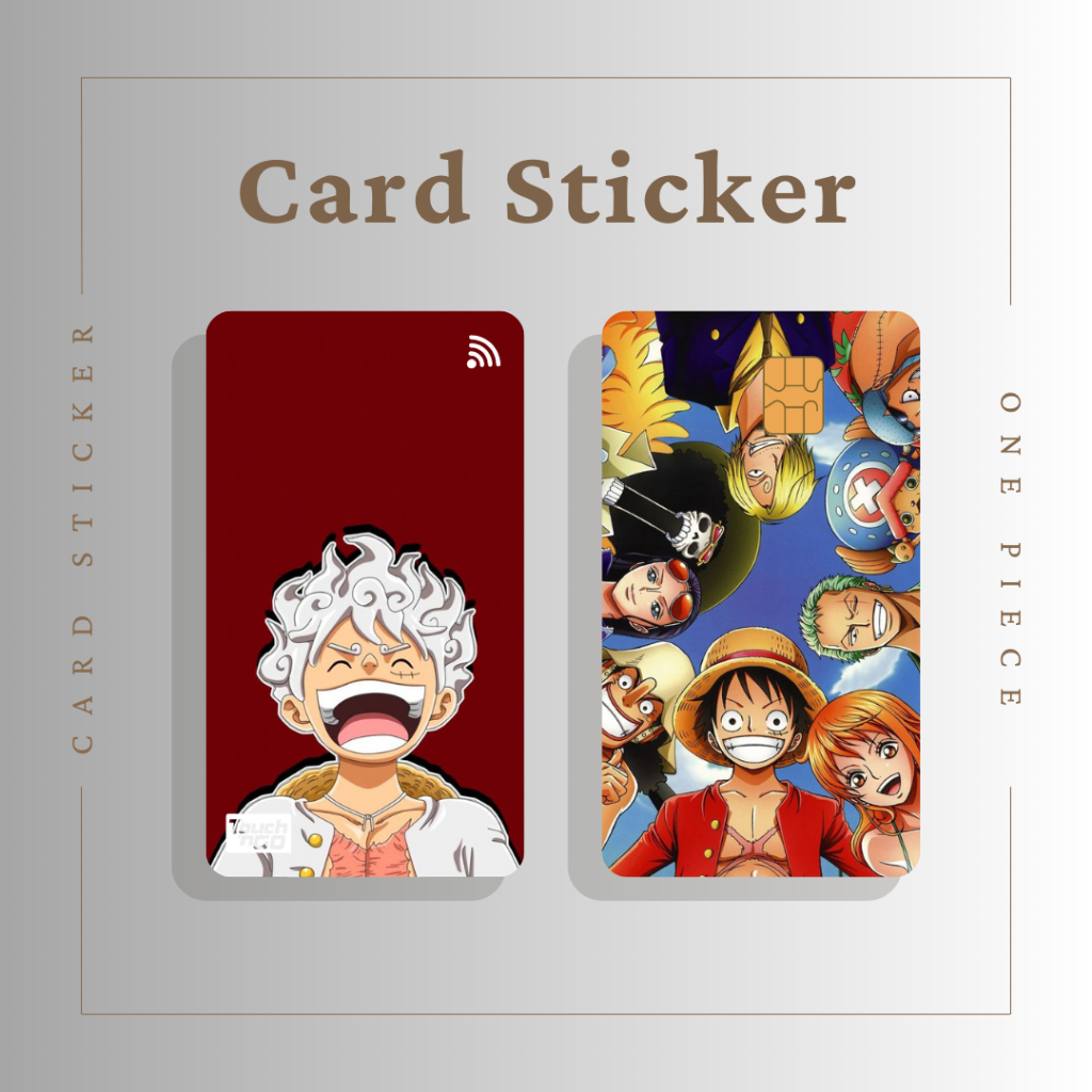 ONE PIECE CARD STICKER - TNG CARD / NFC CARD / ATM CARD / ACCESS CARD ...