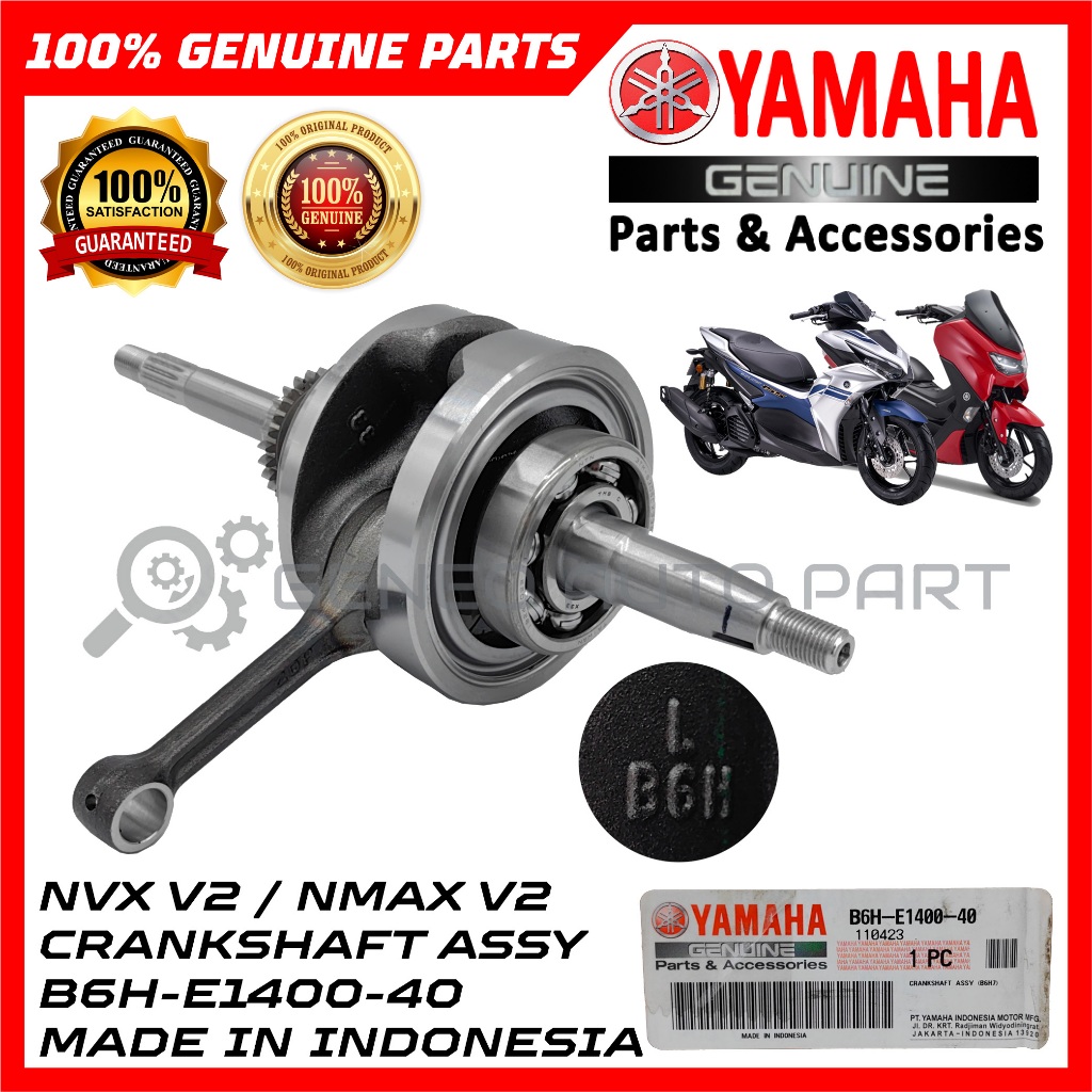 YAMAHA NVX155 NVX V2 NMAX155 NMAX V2 CRANKSHAFT ASSY [B6H-E1400-40] 100% ORIGINAL YAMAHA PART ...