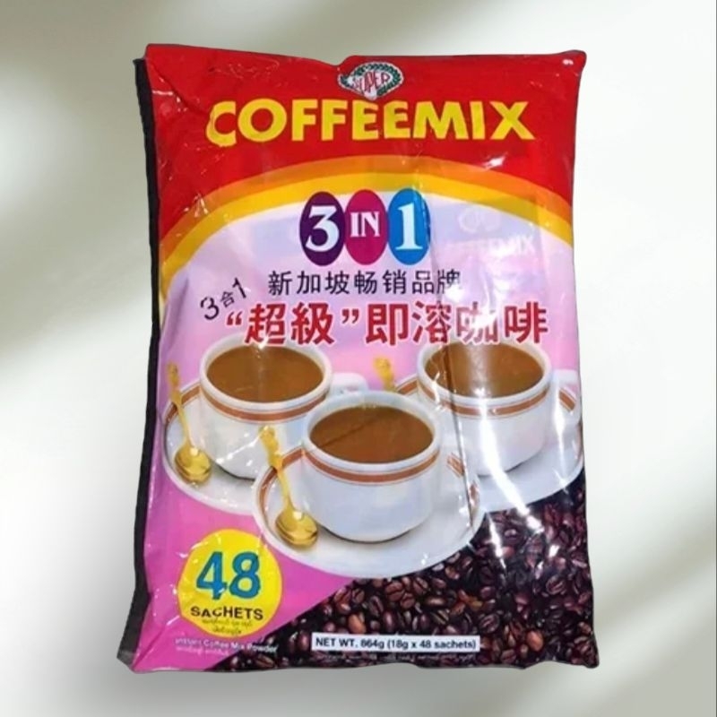 SUPER COFFEEMIX 3in1 48 Sachets | Shopee Malaysia