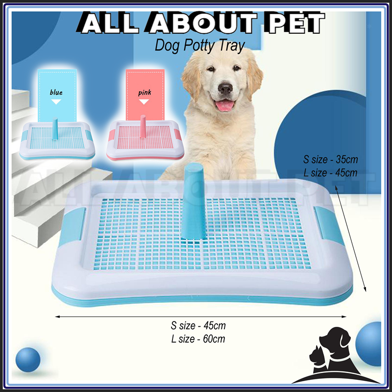 Pet Dog Toilet Training Tray With Column- Small/Large | Shopee Malaysia