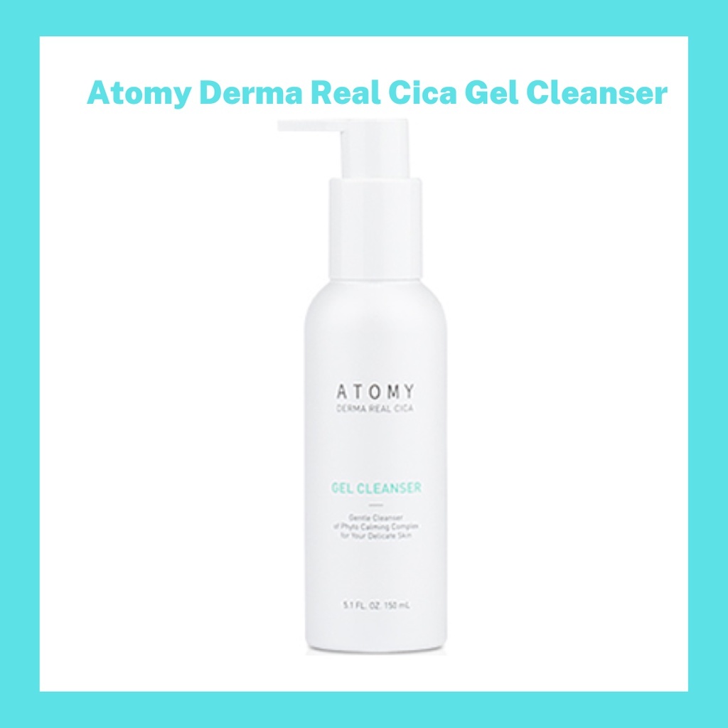 🔥READY STOCK🔥 Atomy Derma Real Cica Gel Cleanser 艾多美 积雪草舒缓修复洗脸霜 ...
