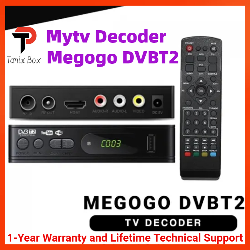 Megogo Decoder DVBT2 TV Signal Receiver ANTENNA/Aerial Mytv Decoder ...