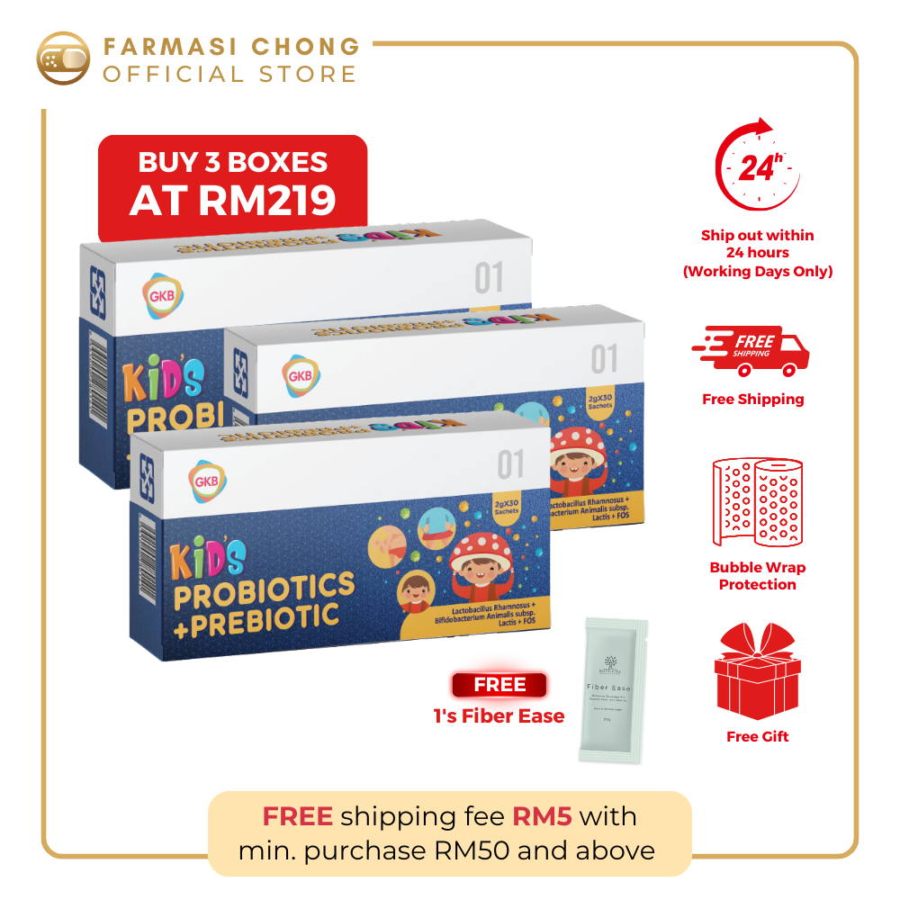 GKB Kids Probiotic+Prebiotic 2g x 30s for Improve Digestion Health ...