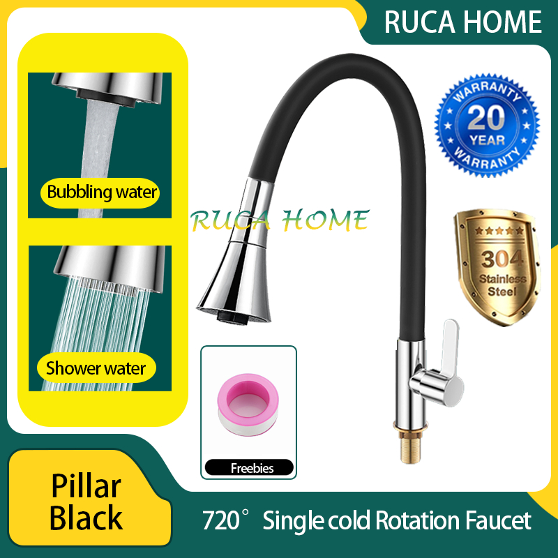 RUCA Kitchen Sink Faucet 720° Universal Faucet Rotatable Flexible ...