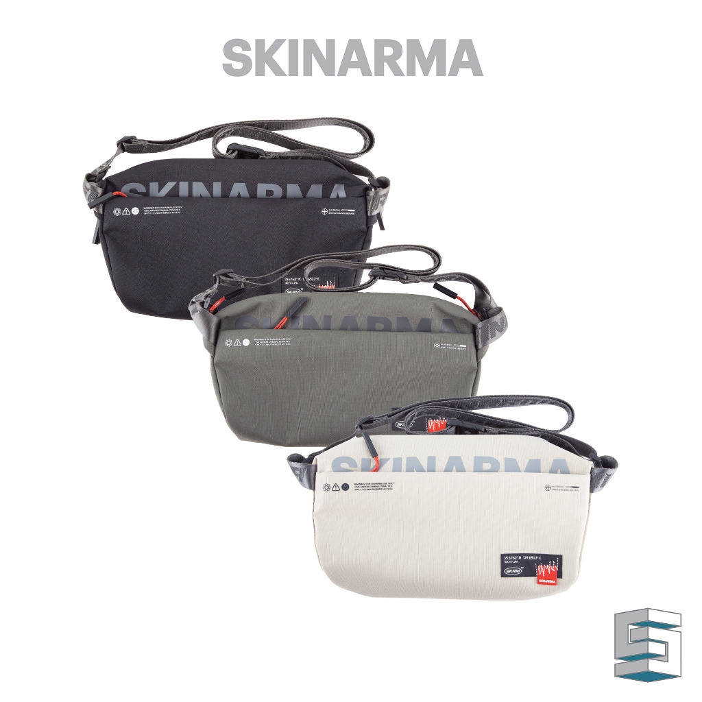 SKINARMA Crossbody Fardel Bag - Black/Olive/Ivory | Shopee Malaysia