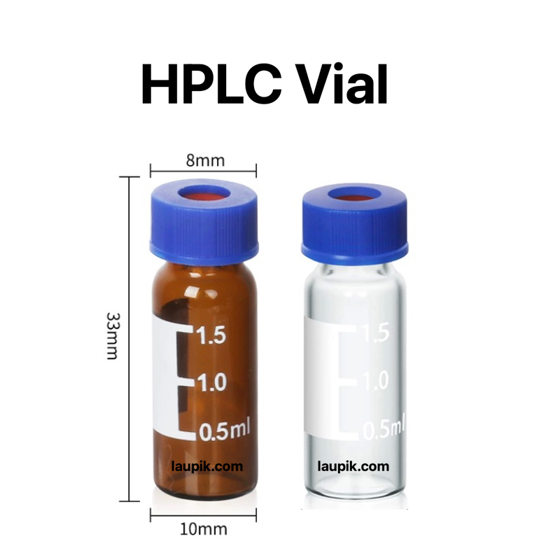 Sample Vial 1.5 / 2ml for HPLC / GCMS / LCMS GENERIC ( per PC ...