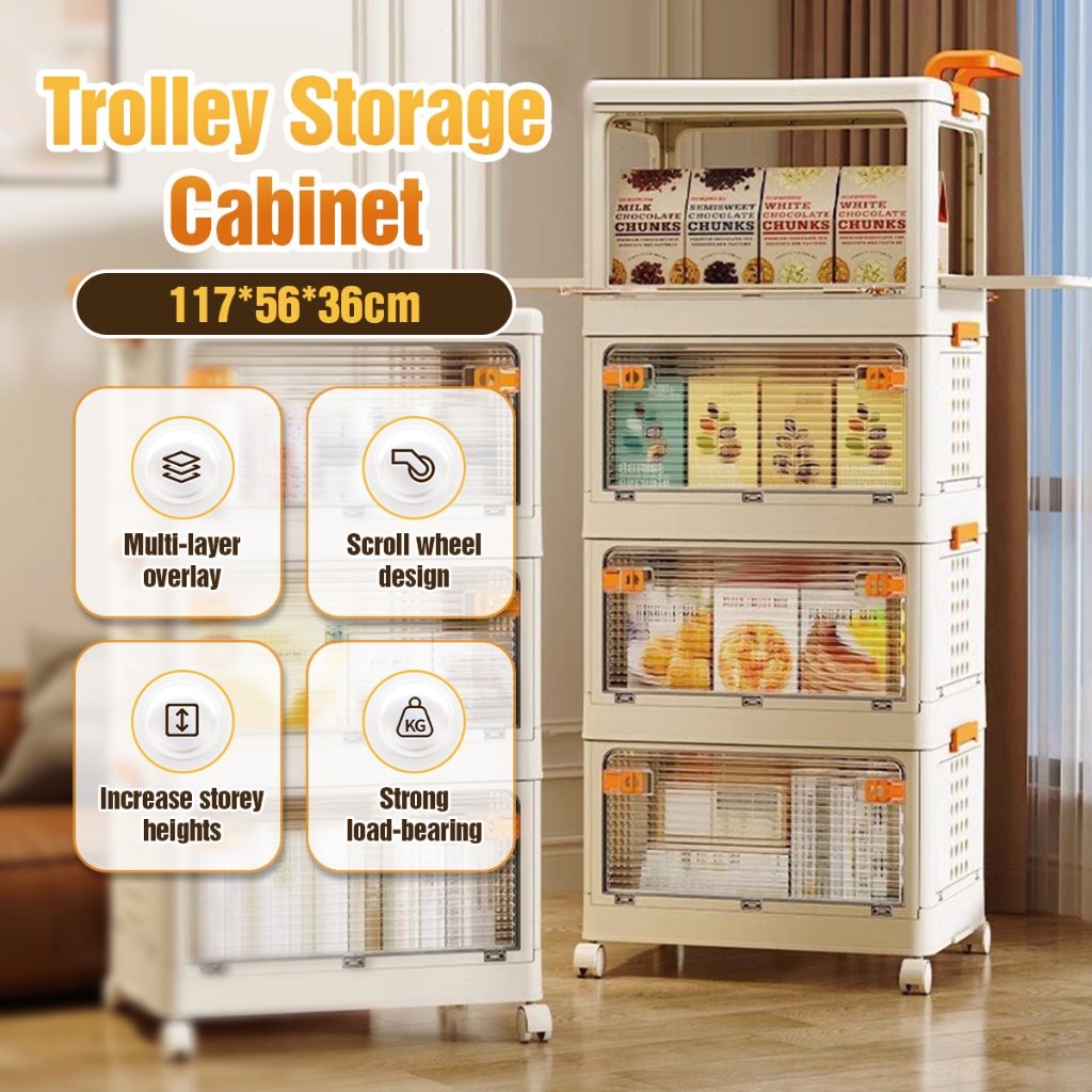 Storage cabinet Stroller Snack Rack Baby Product Storage Cabinet Multi ...