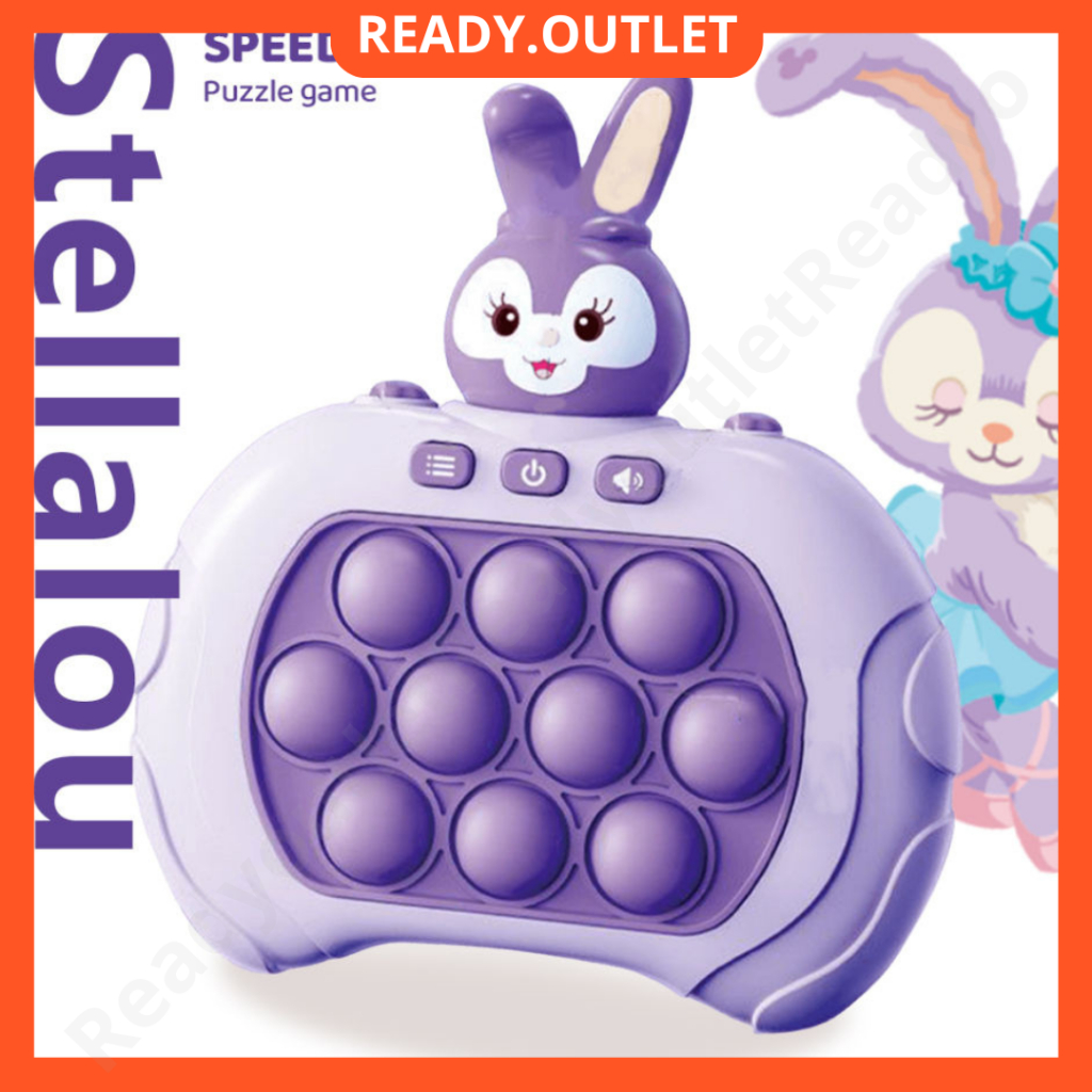 200LEVEL StellaLou Electric Push Pop Cute Pop It Game Machine with ...
