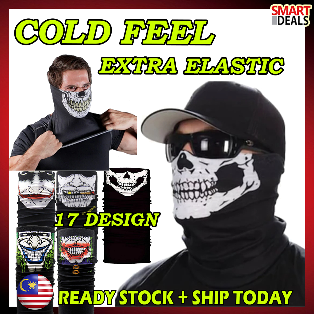 HOT DESIGN 🌟HEAD BUFF SKULL MICROFIBER SCARF MOTORCYCLE MASK RIDER ...