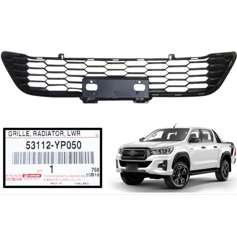 used original HILUX Revo 2018 Front Lower Grille RADIATER 53112-yp050 ...